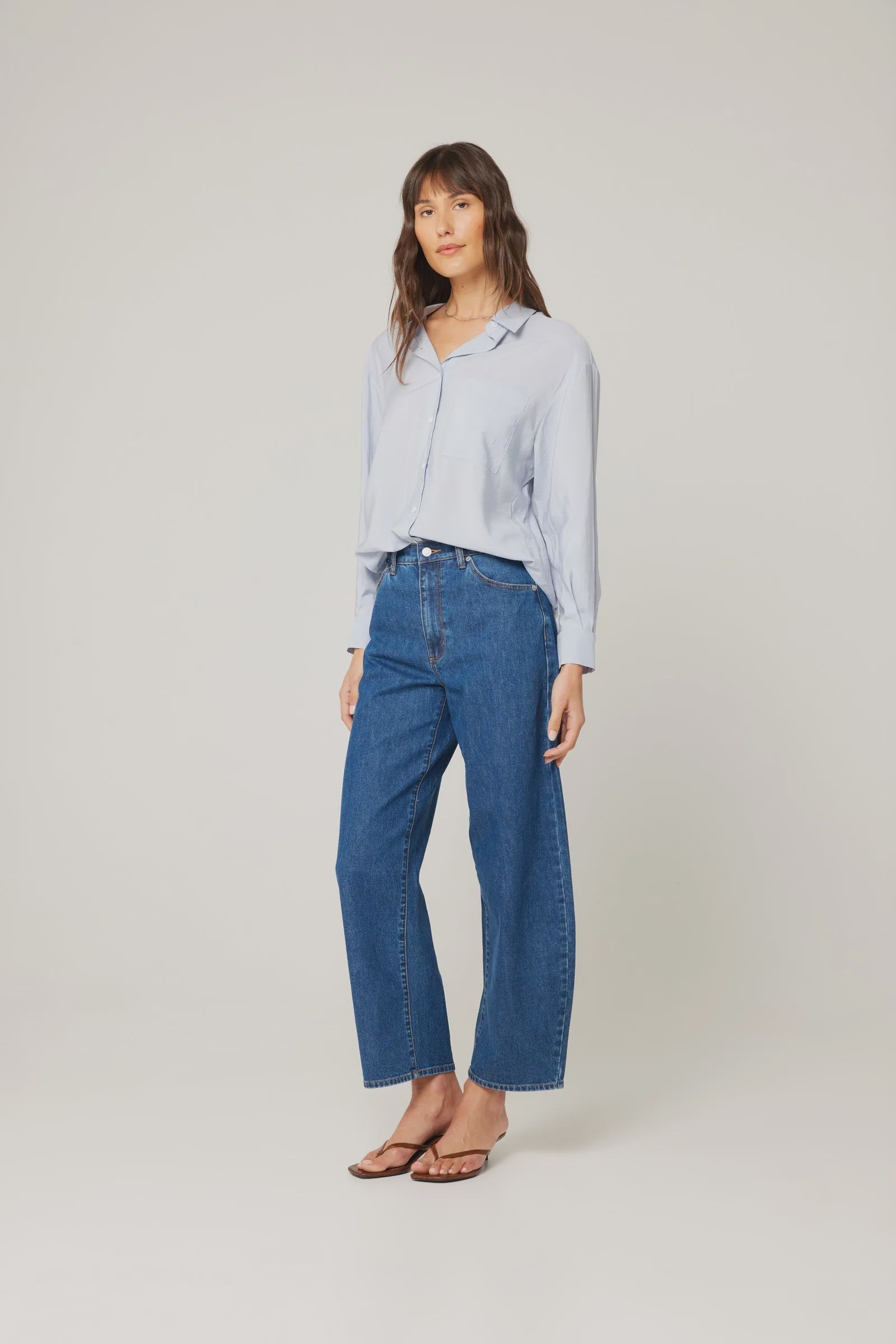 Rollas - Becca Shirt Bamboo Hyacinth – Orinoco