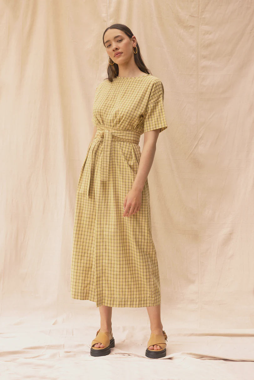 Recreate - Array Dress - Daisy Check – Orinoco
