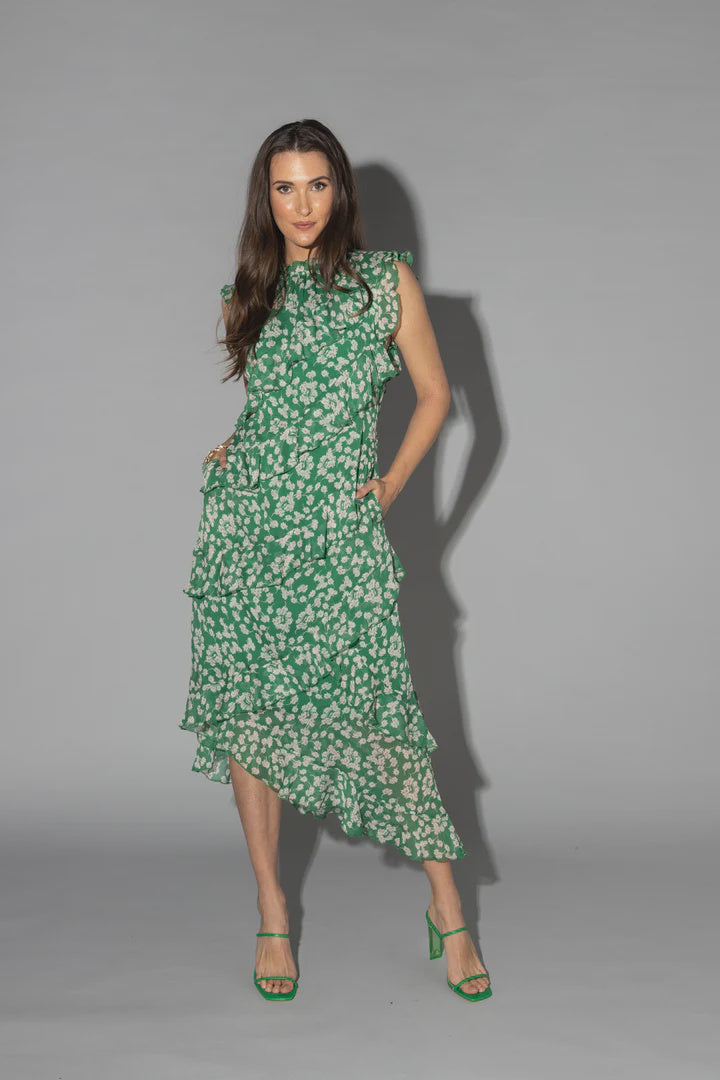 Drama the Label - Freya Dress - Apple Floral – Orinoco Designs Ltd