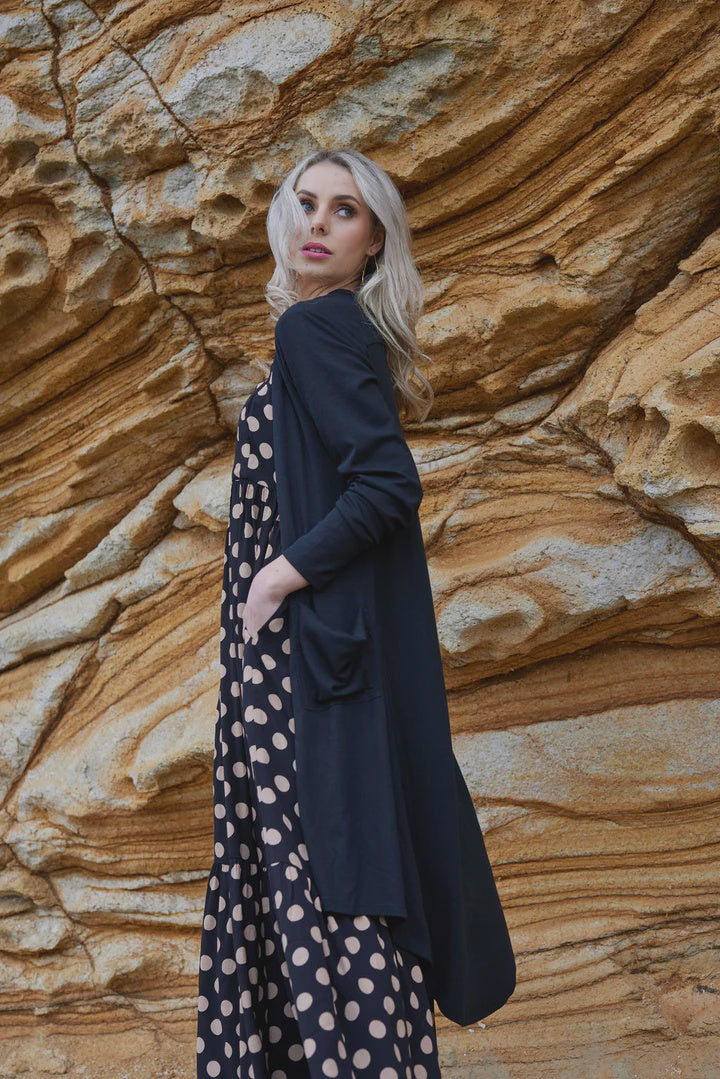 Drama the Label - Becka Cardi - Black – Orinoco Designs Ltd