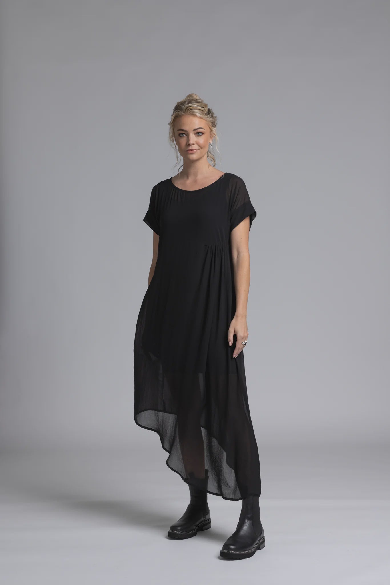 NES -Flow Dress - Black – Orinoco