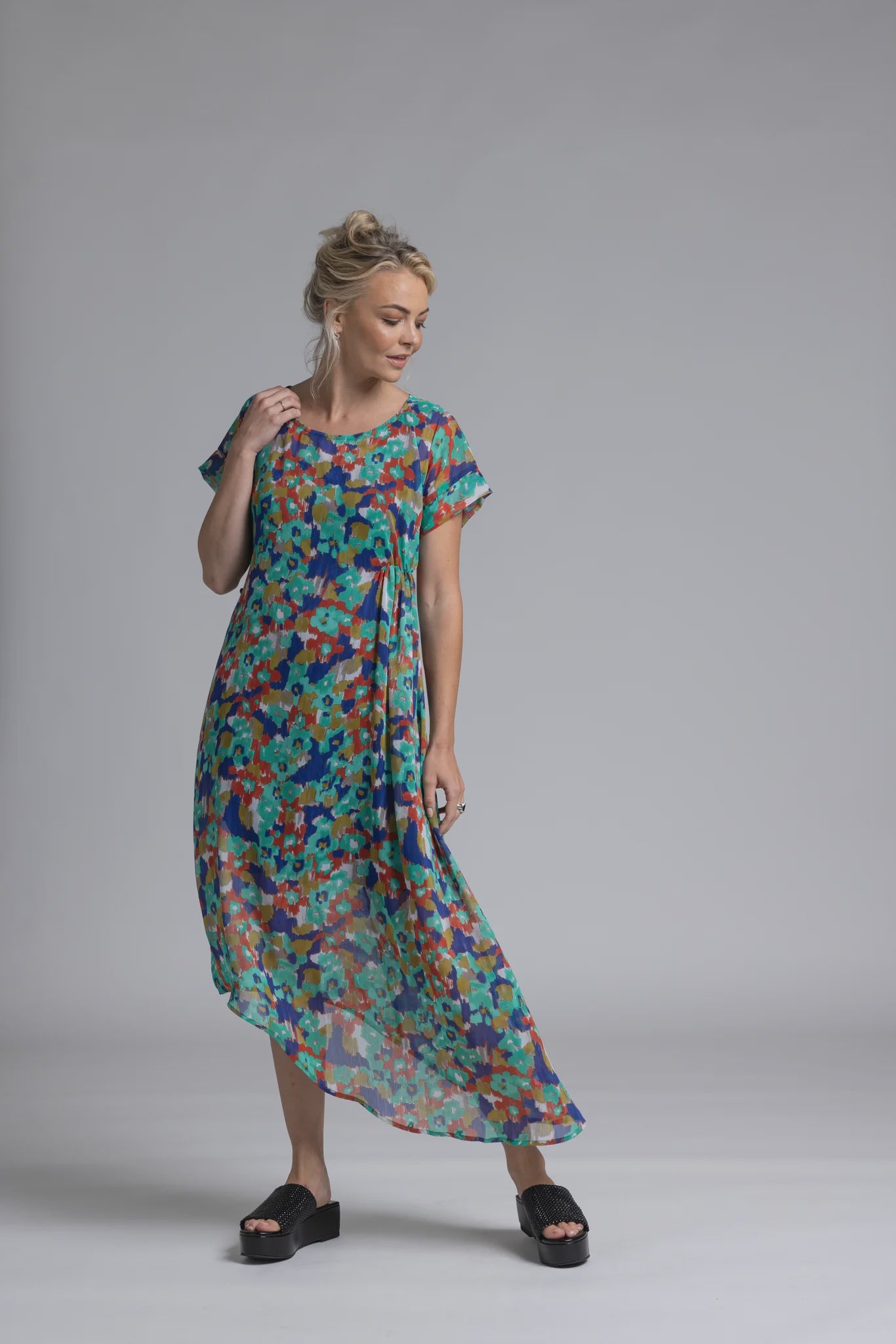 NES - Flow Dress - Monet – Orinoco Designs Ltd