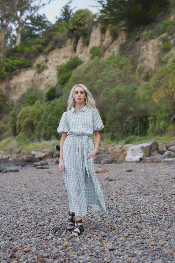 Drama the Label - Trinity Dress - Prairie Check – Orinoco Designs Ltd