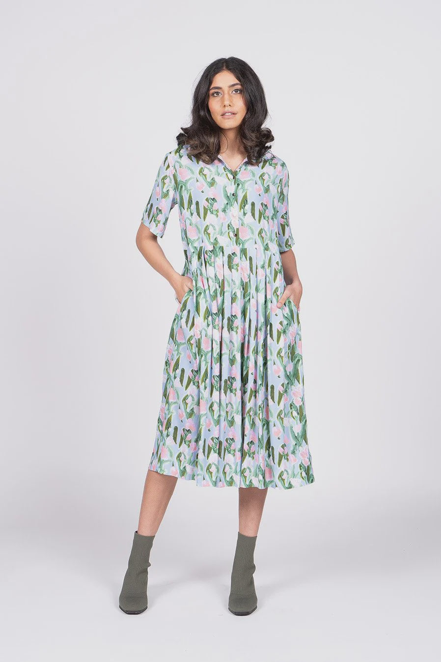 Wilson Trollope - Lucia Dress Tulip – Orinoco Designs Ltd