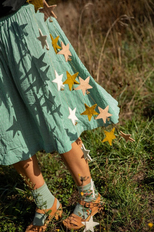 Muskhane - Falling Stars Garland 100% felt – Orinoco