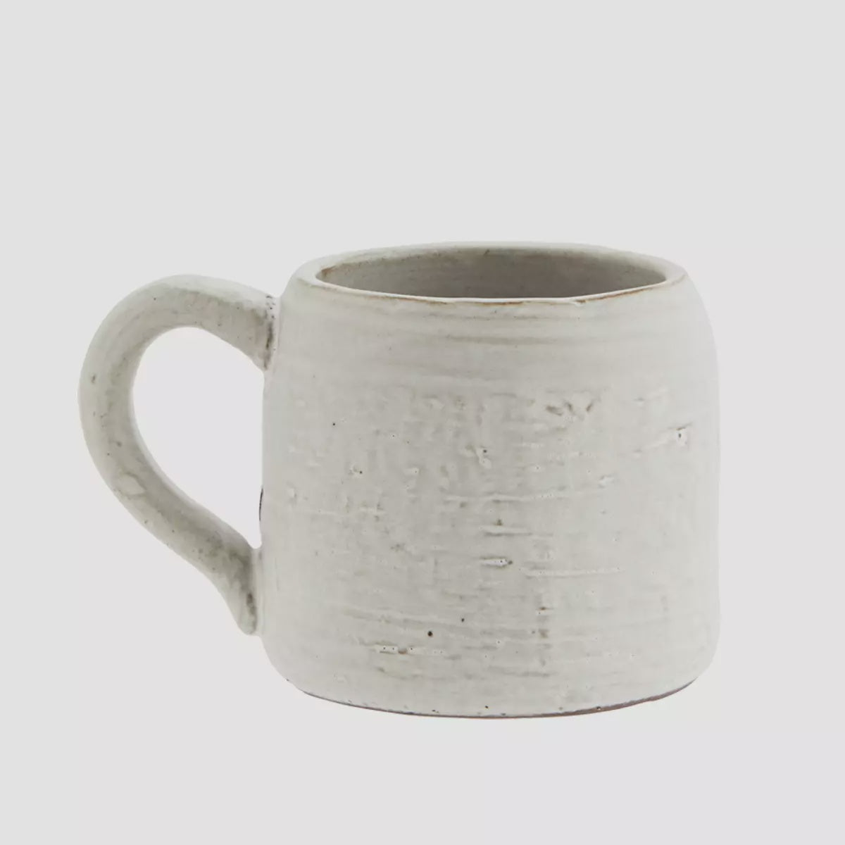 Madam Stoltz - Stoneware Mug Off White – Orinoco Designs Ltd
