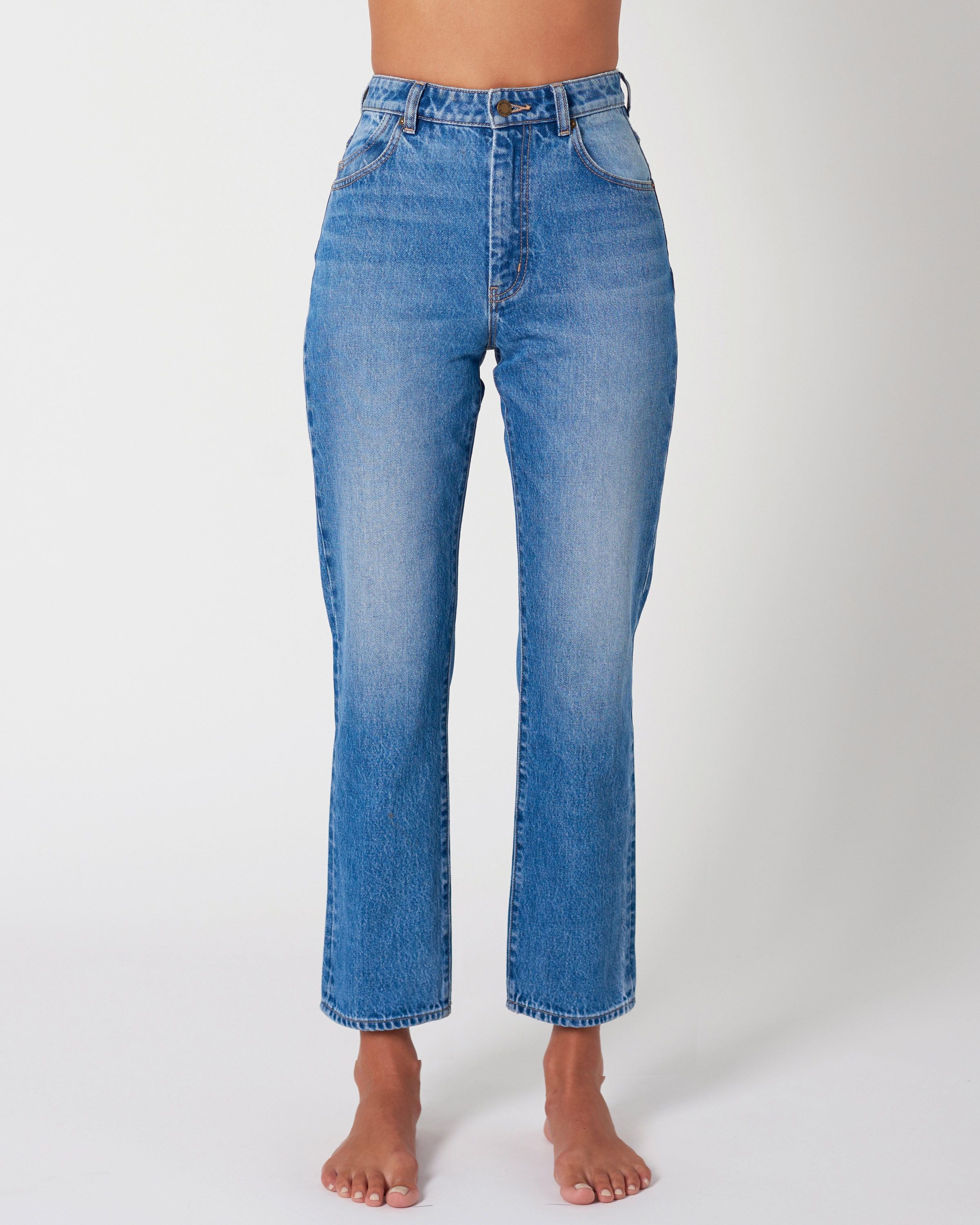 Rolla's - Original Straight Santorini - Mid Blue – Orinoco