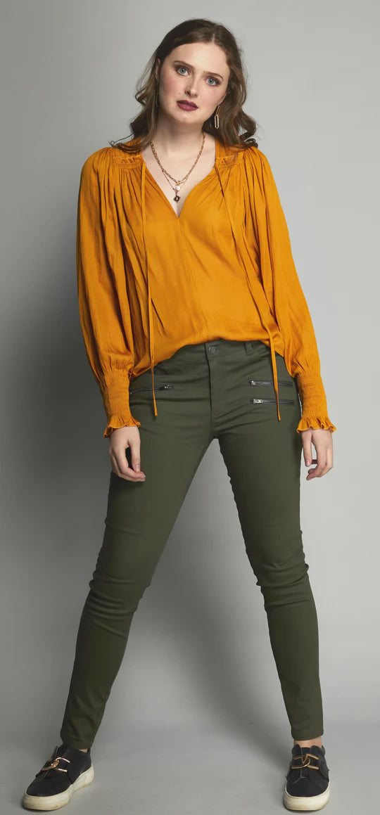 Drama the Label - Roxette Pants - Khaki – Orinoco